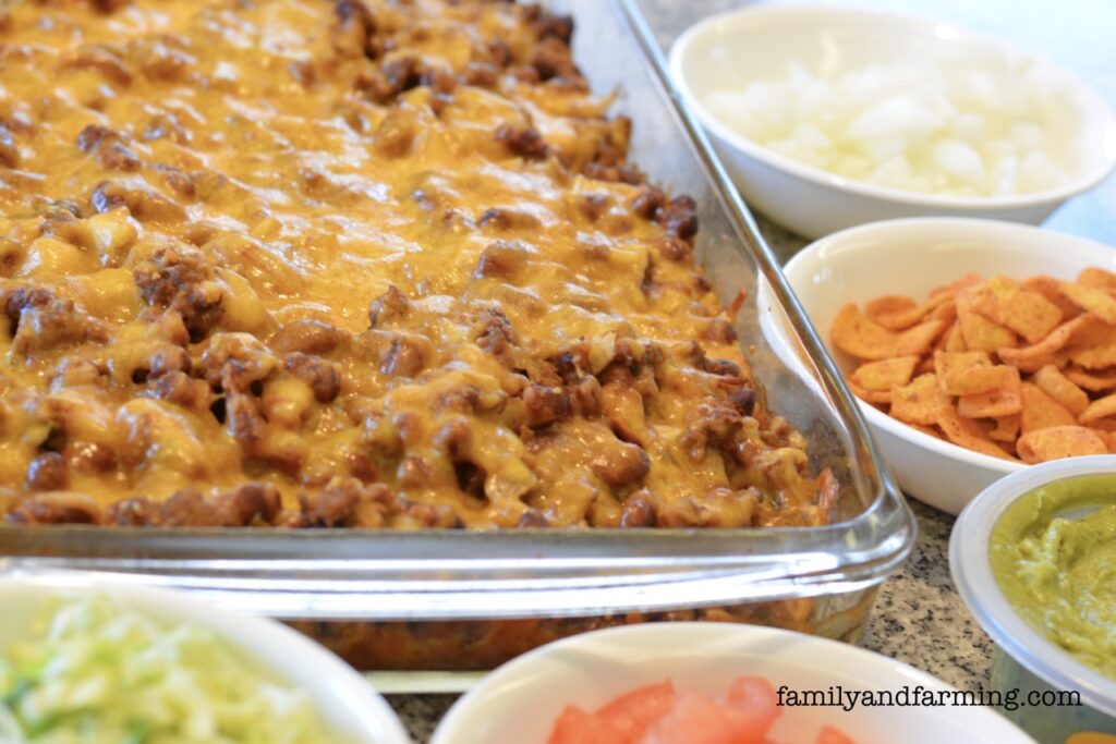 Thrifty Taco Bake • Family and Farming